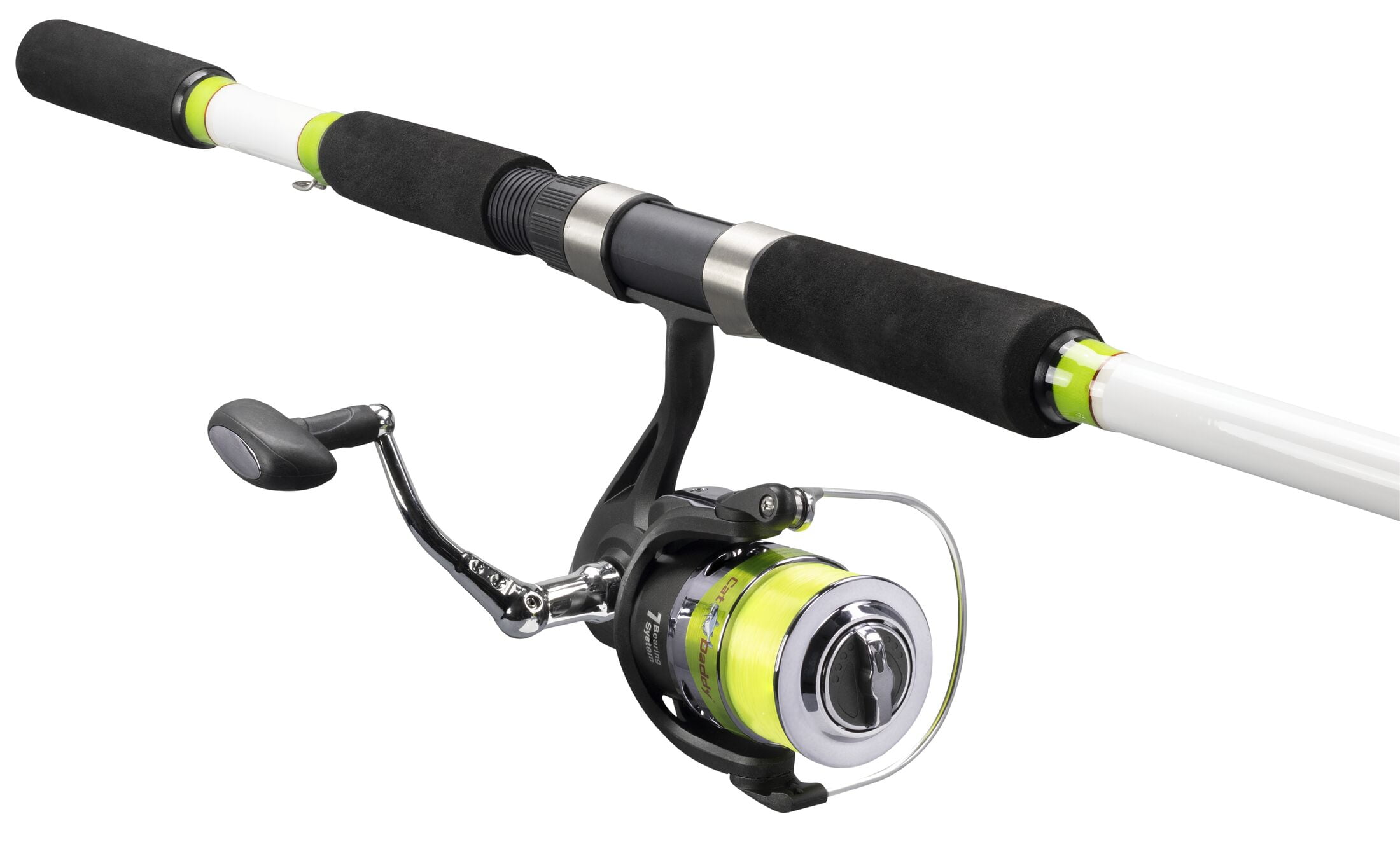 Lew's Cat Daddy Durable 7 ft Fishing Rod and Size 50 Spinning Reel ...