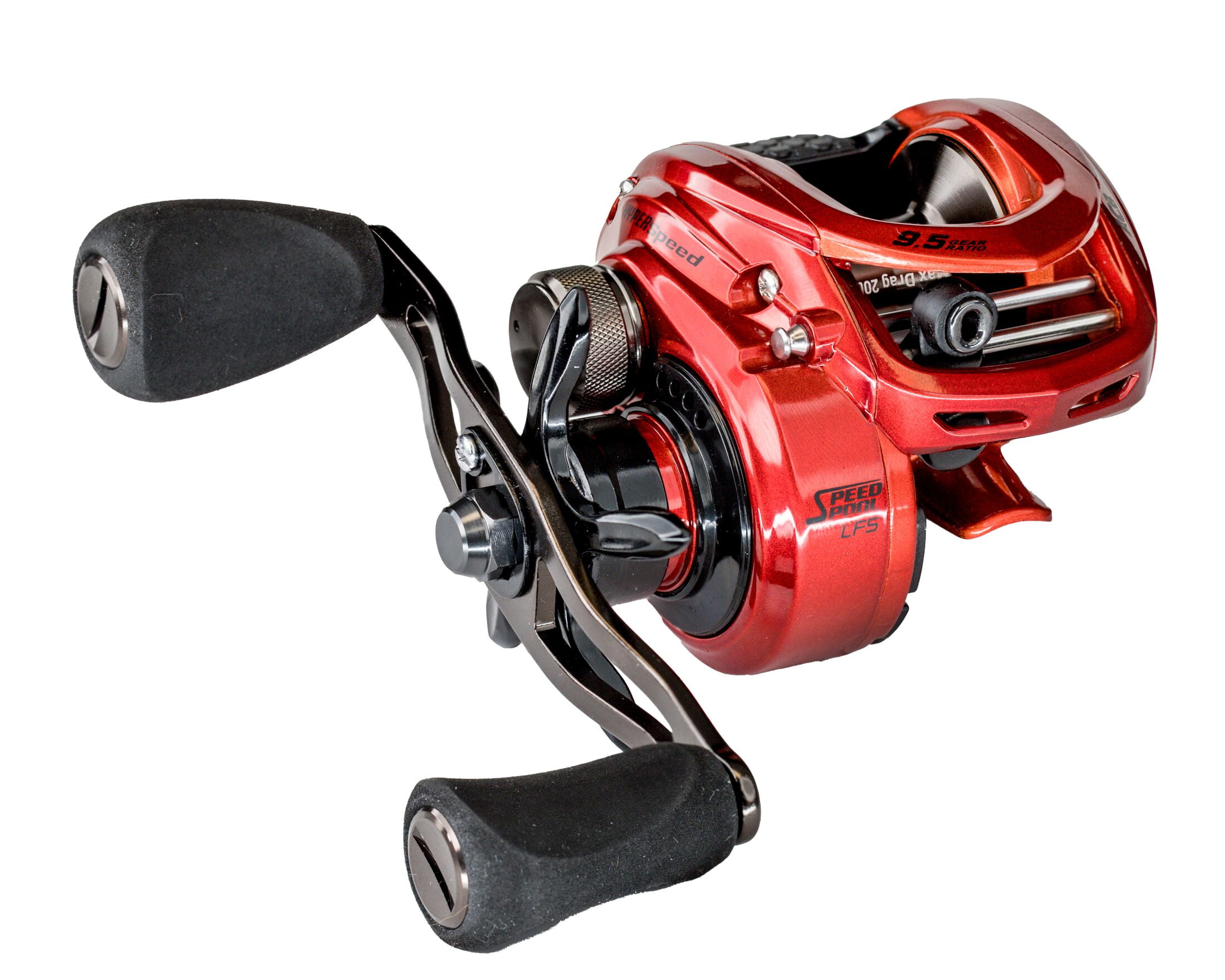Lew's HyperSpeed Baitcaster Reel, 9+1 Stainless Steel Bearings, 9.5:1 ...