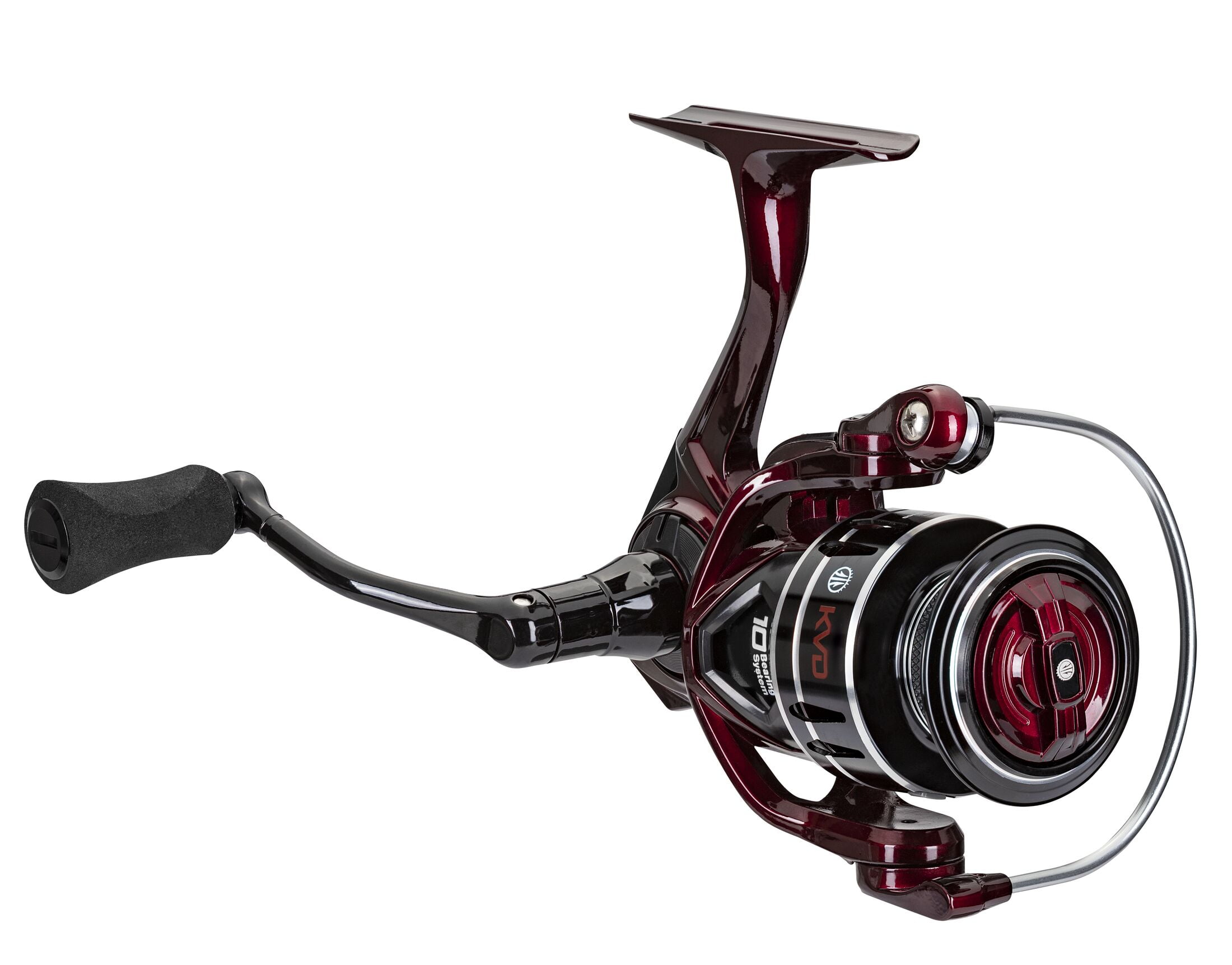 Lew's KVD Spinning Fishing Reel, Size 200 Reel, KVD Red - Walmart.com