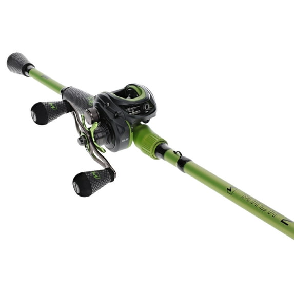 Lew's MACH 2 Baitcast Reel and Fishing Rod Combo, 7-Foot Rod, Right ...