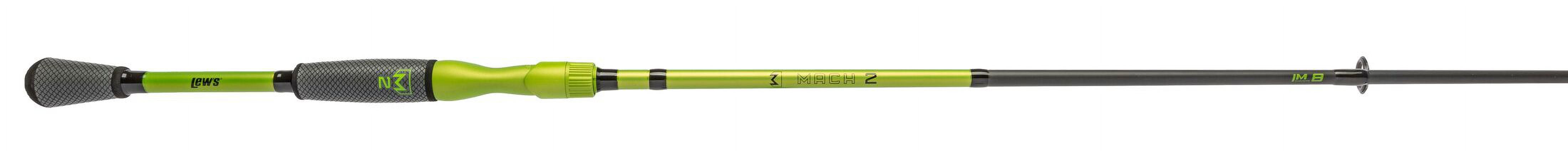 Lew’s MACH 2 Spinning Fishing Rod, 7-Foot 2-Inch 1-Piece Rod, Medium ...