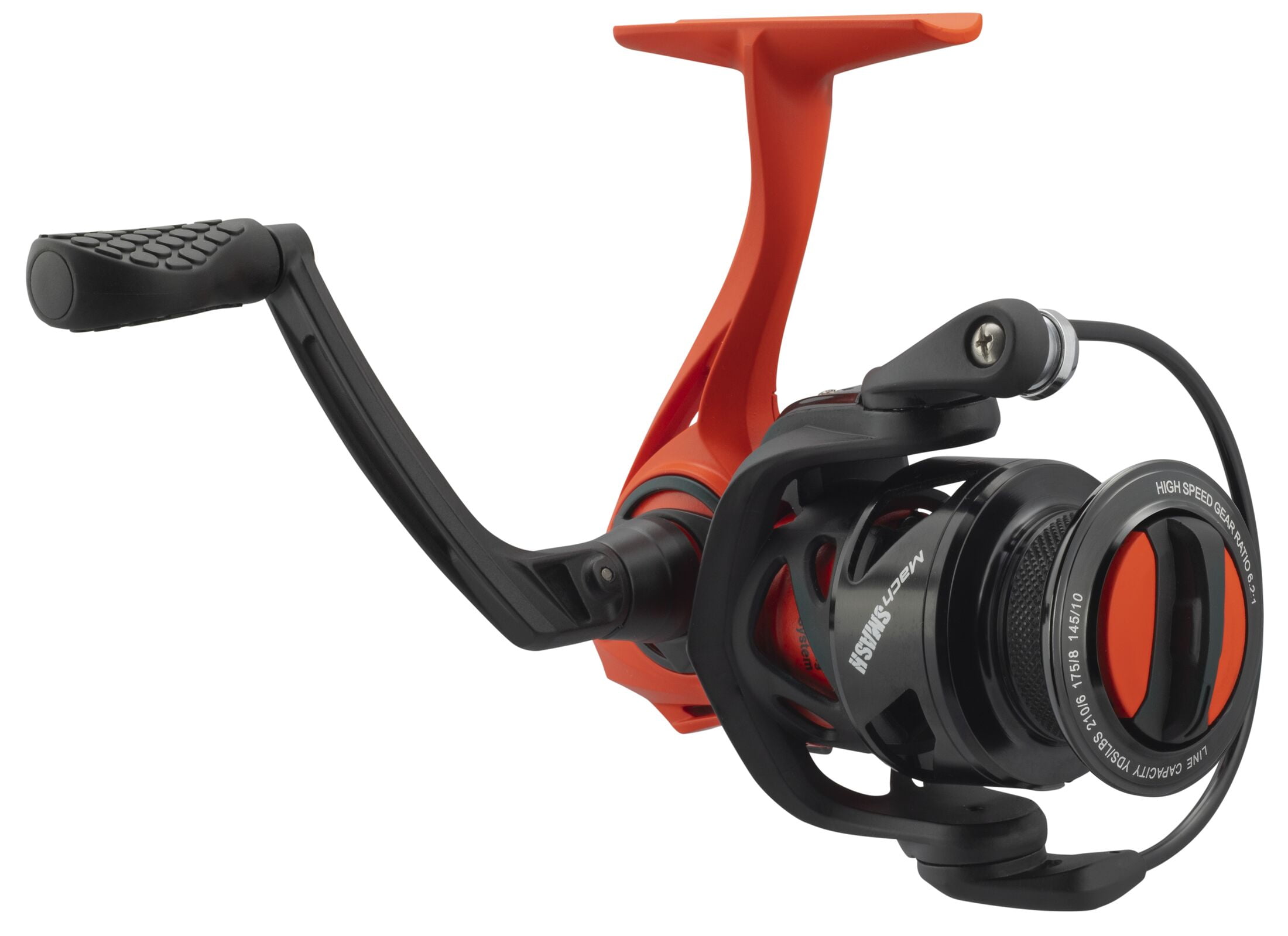 Lew's Mach Smash Speed Spin Spinning Fishing Reel, Size 300 Reel, Red ...