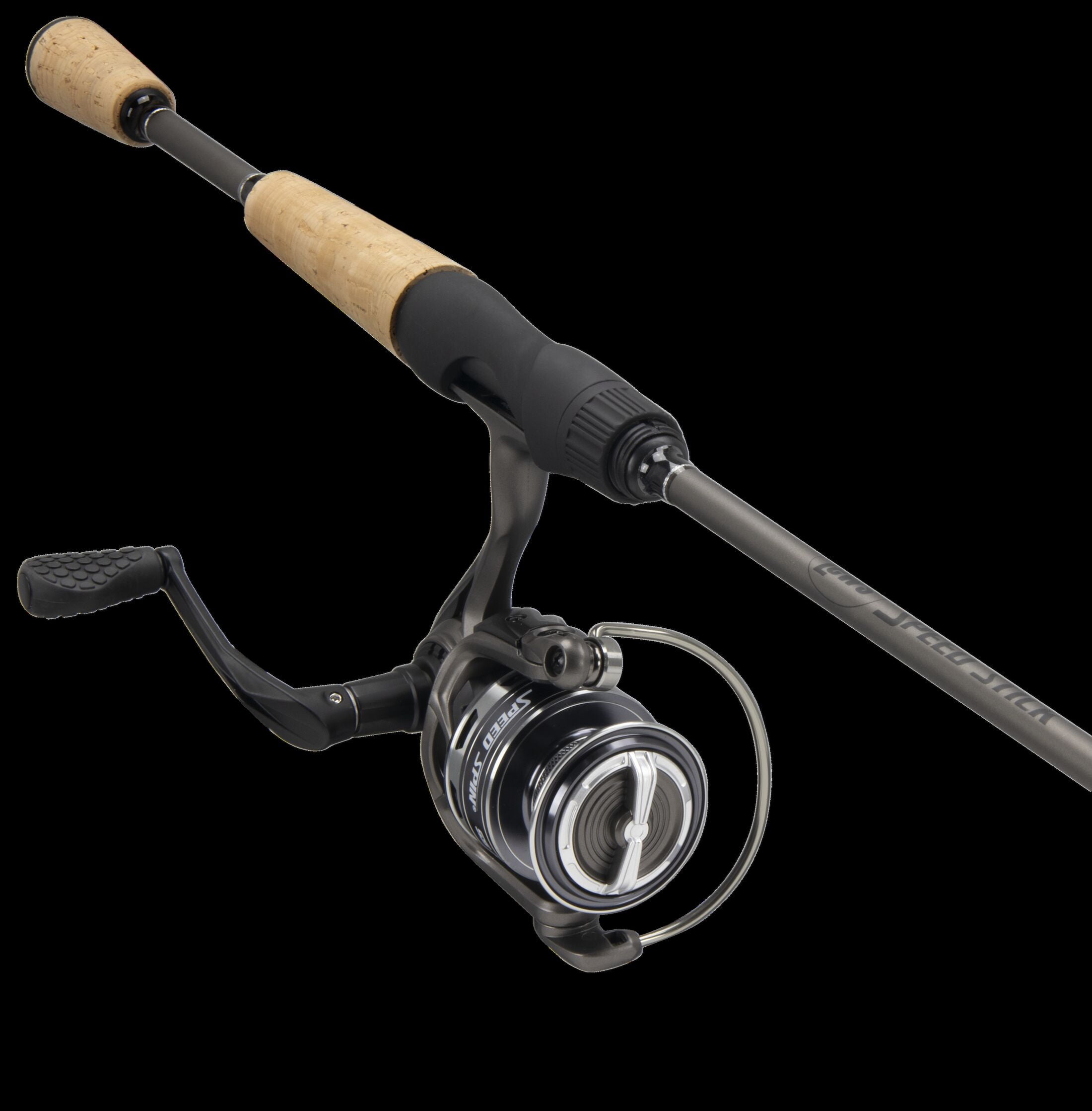 Lew's Speed Spin High Speed Spinning Reel and Fishing Rod Combo, 6-Foot ...