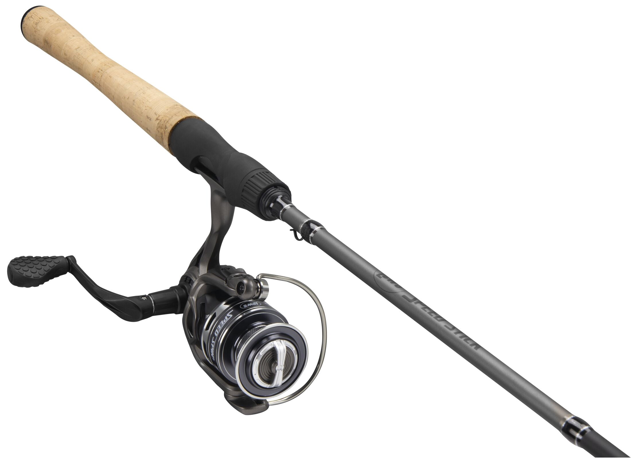 Lew's Speed Spin Spinning Reel and Fishing Rod Combo, 6-Foot 6-Inch Rod ...