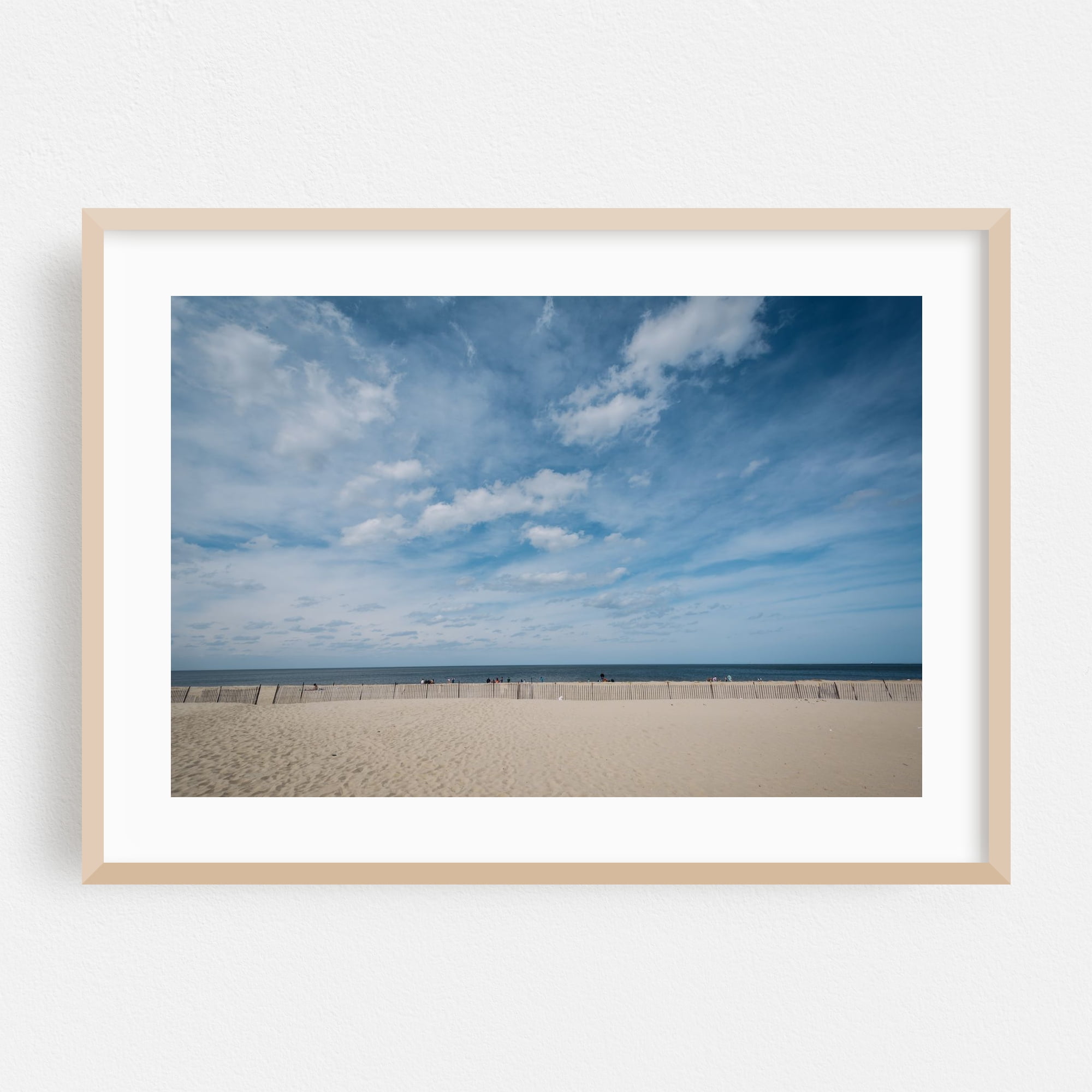 Lewes - Lewes Delaware Photography Oak Framed Wall Art Print 16 x 24 ...