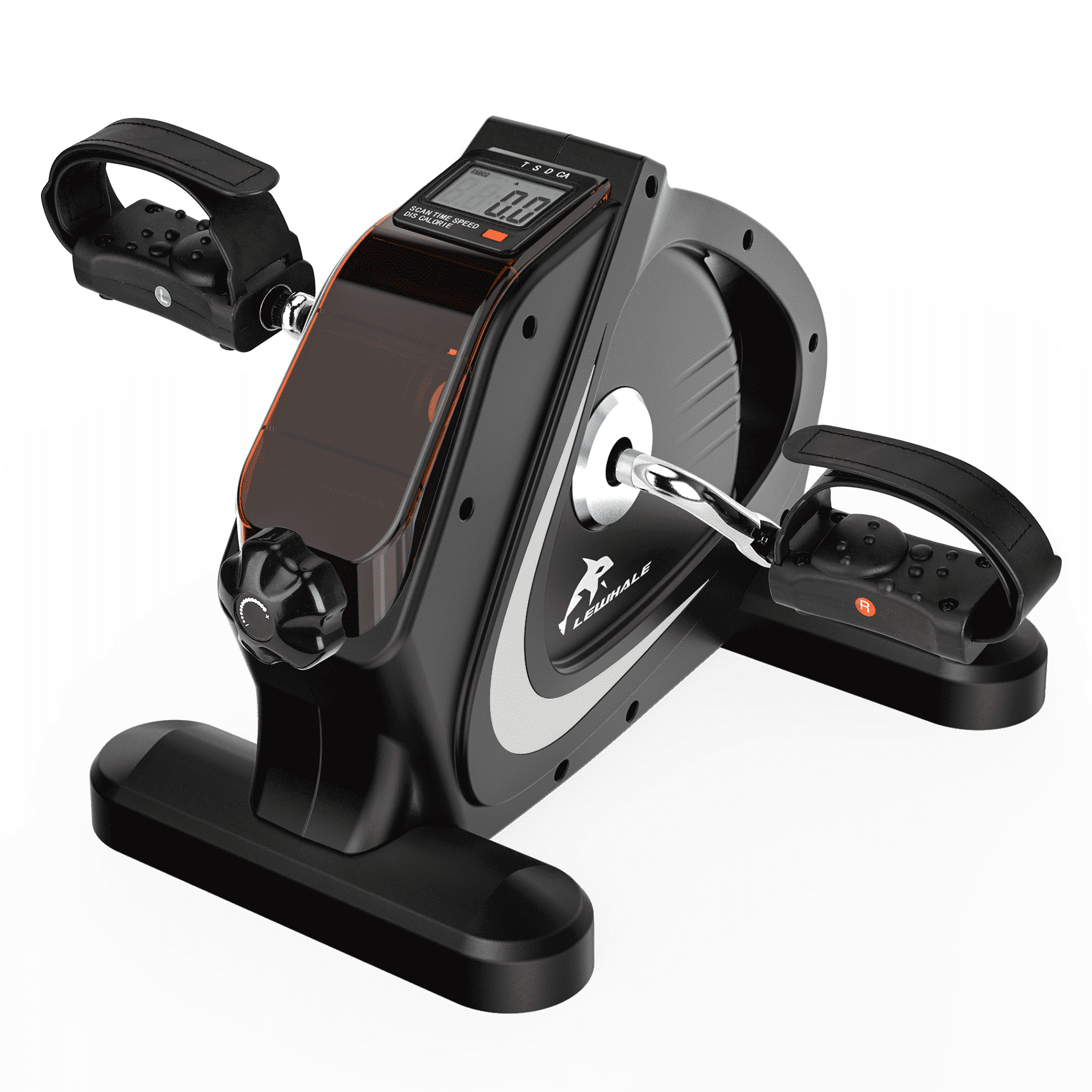 Lewhale Portable Under Desk Exercise Bike, Sitting Floor Machine with ...