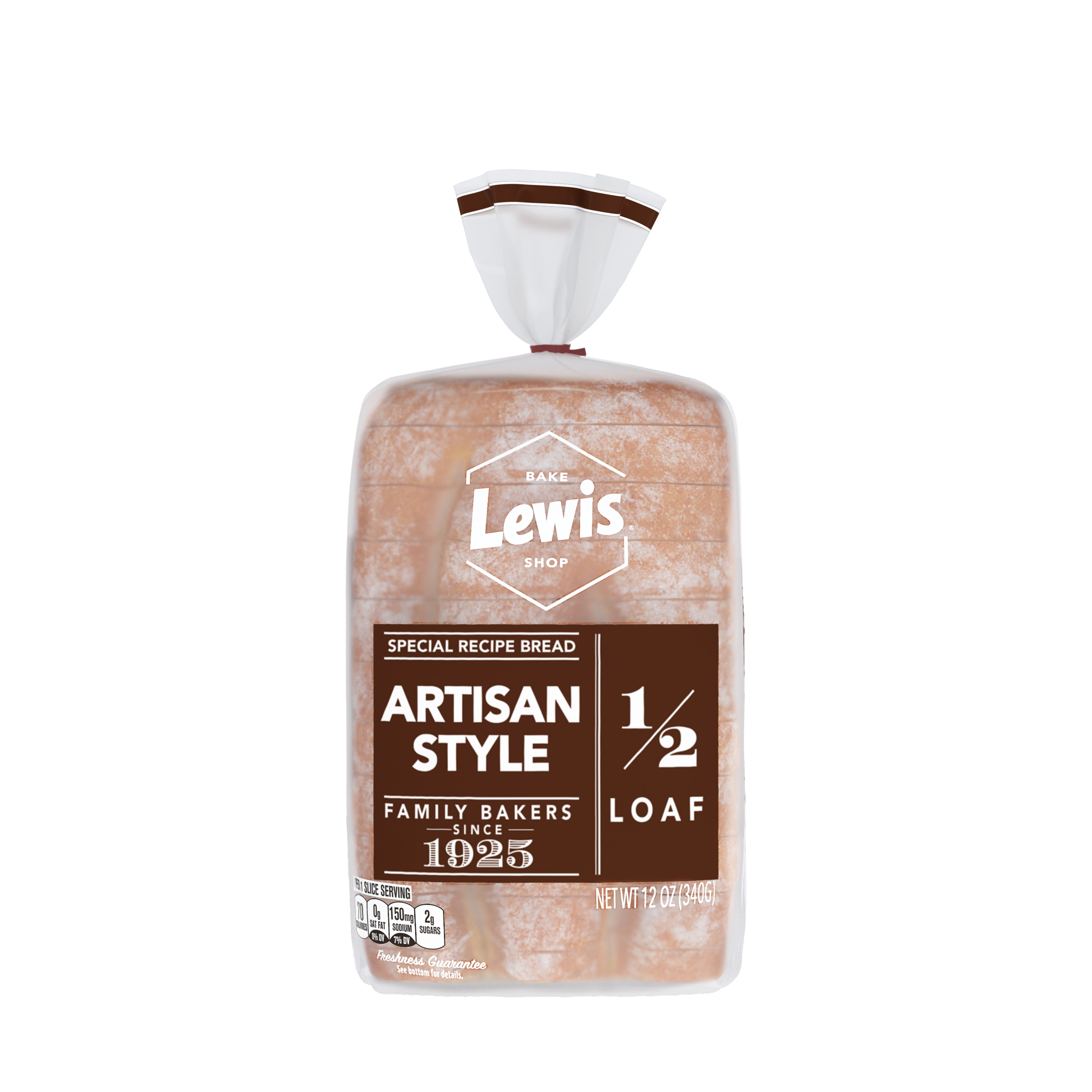 Lewis Bake Shop Artisan Style Half Loaf Bread, 1/2 Loaf, 12 oz ...