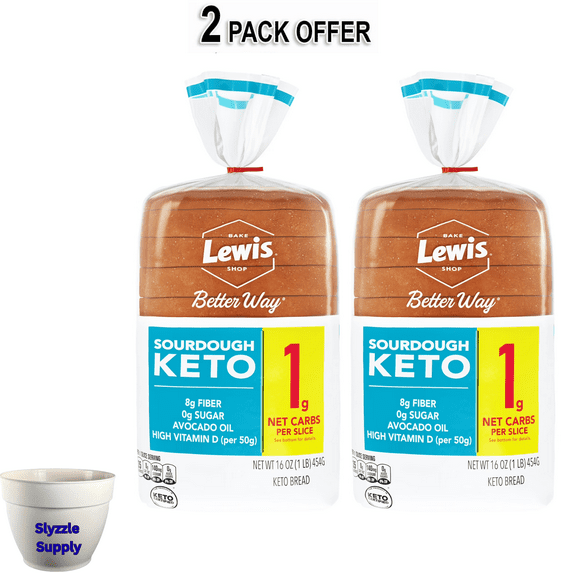 Lewis Bake Shop Better Way Keto Sourdough Bread, 16 oz - Walmart.com