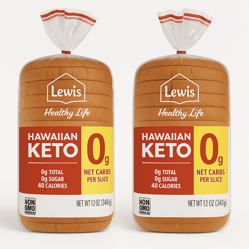 Lewis Bake Shop Healthy Life Hawaiian Keto Bread, 2 Pack - Walmart.com