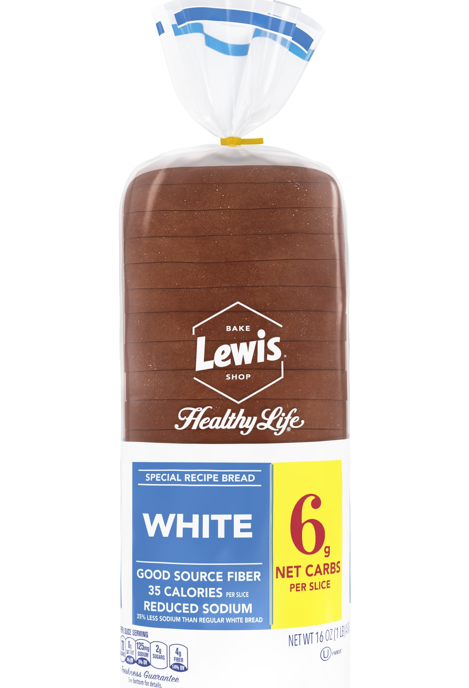 Lewis Bake Shop Healthy Life White Bread, 16 oz - Walmart.com