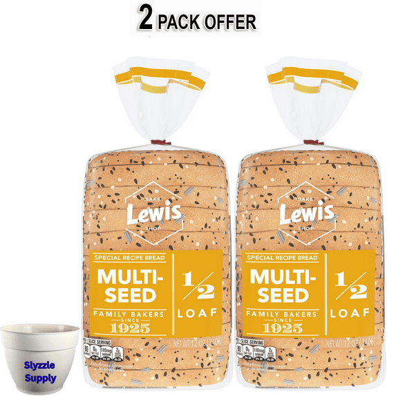 Lewis Bake Shop Multi-Seed Half Loaf Bread, 1/2 Loaf, 12 oz - Walmart.com