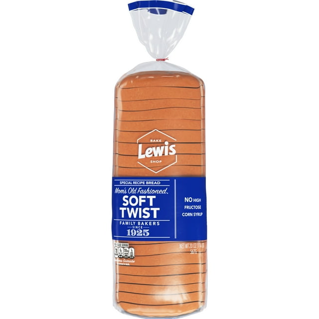 Lewis Bake Shop White Soft Twist Bread, 20 oz - Walmart.com