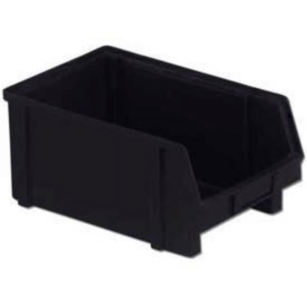 Lewis Bins B649683 ESD-Safe Hanging & Stacking Part Bin PB40xL - Black ...