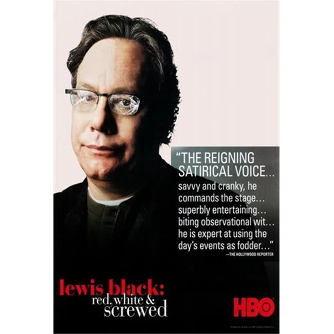Lewis Black Red White & Screwed Movie Poster - 11 x 17 in. - Walmart.com