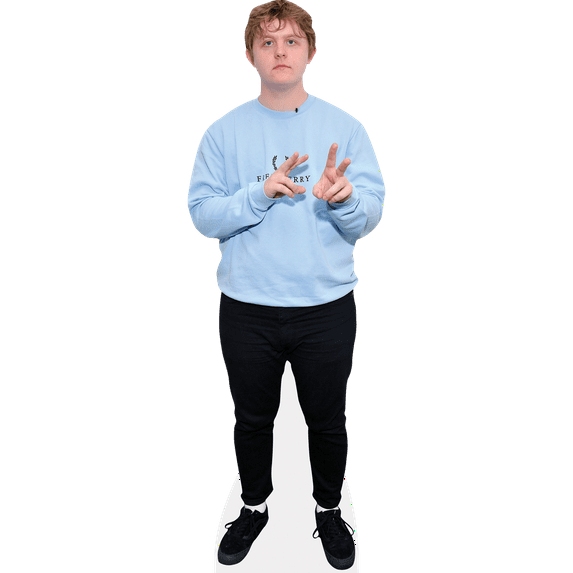 Lewis Capaldi (Blue Jumper) Mini Cardboard Cutout Standee - Walmart.com