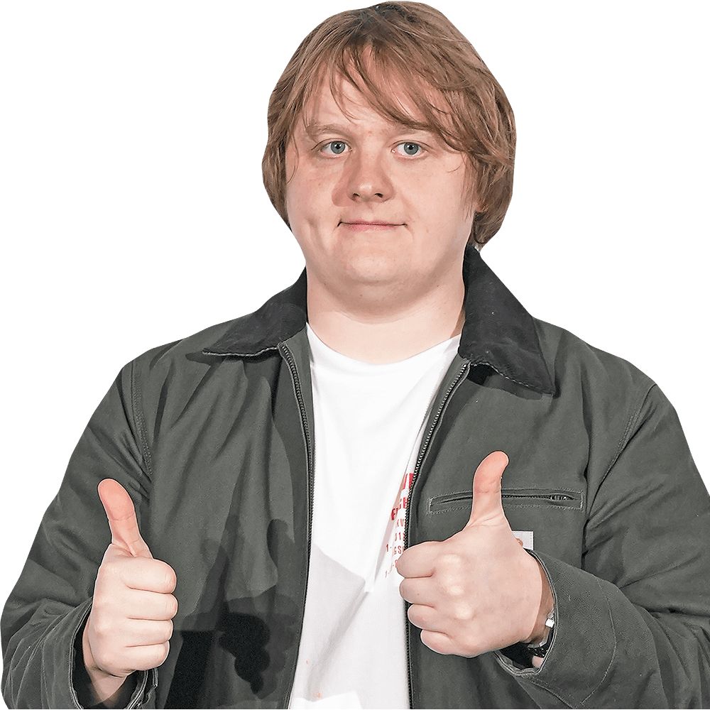 Lewis Capaldi (Thumbs Up) Half Body Buddy Cutout - Walmart.com