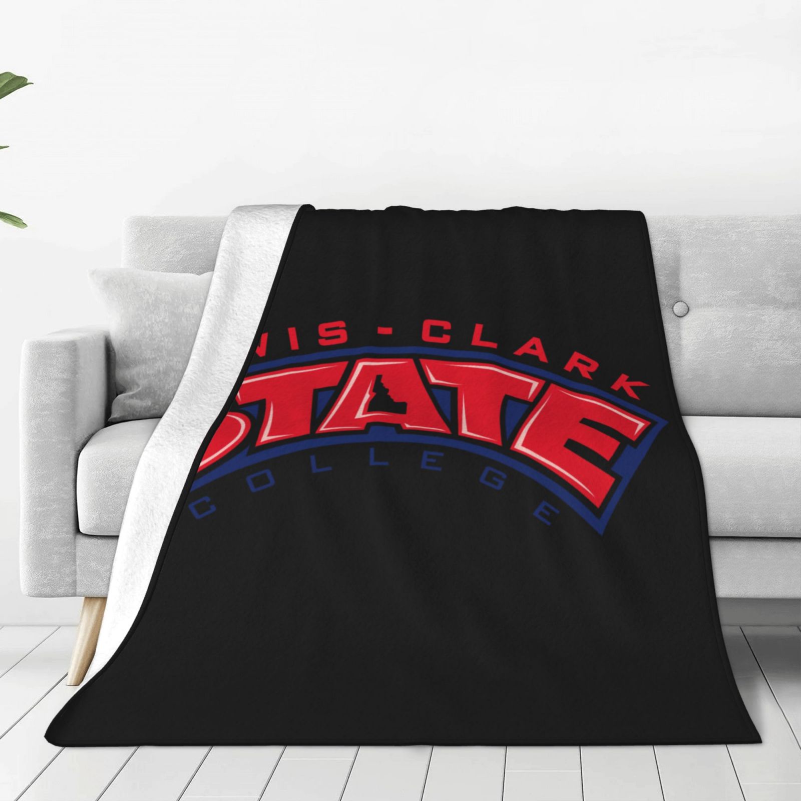 Lewis Clark College Bed Blanket Fleece Throw Blankets Sofa Plush Soft ...