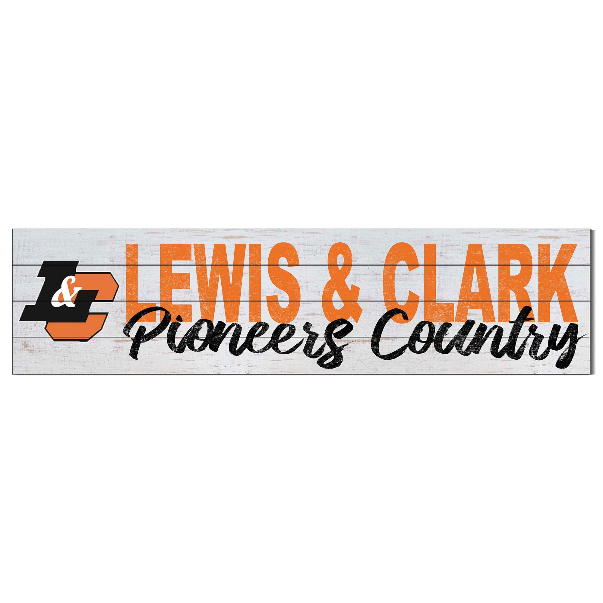 Lewis & Clark College Pioneers 10" x 40" Logo Sign - Walmart.com