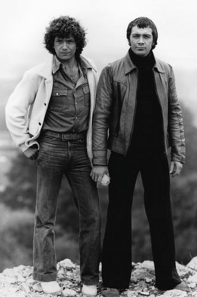 Lewis Collins and Martin Shaw in The Professionals classic portrait as ...