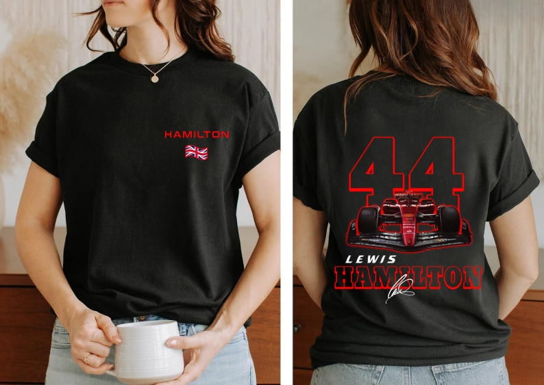 Lewis Hamilton #44 F1 Sweatshirt, Formula One Racing Shirt, Iconic ...