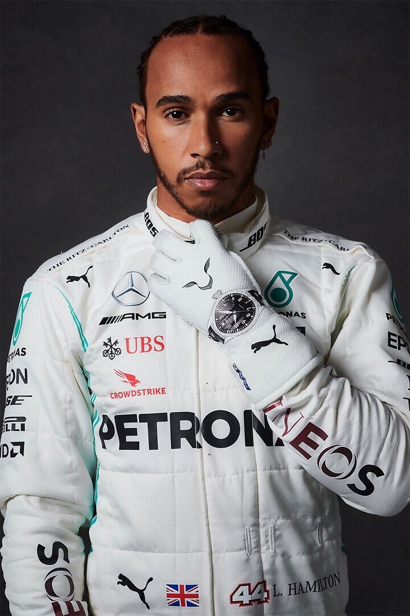 Lewis Hamilton Celebrity Racing Driver Idol Wall Art Home Decor - 24x36 ...