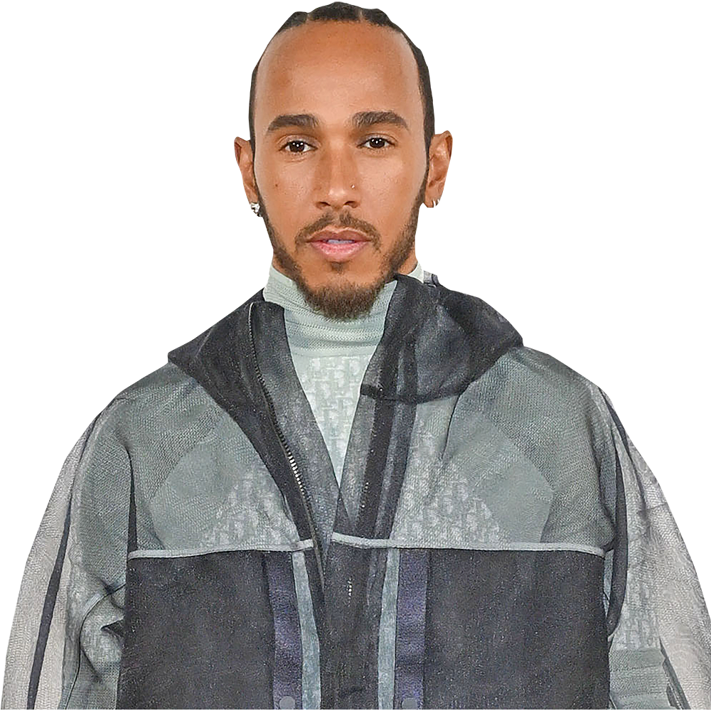 Lewis Hamilton (Coat) Half Body Buddy Cutout - Walmart.com