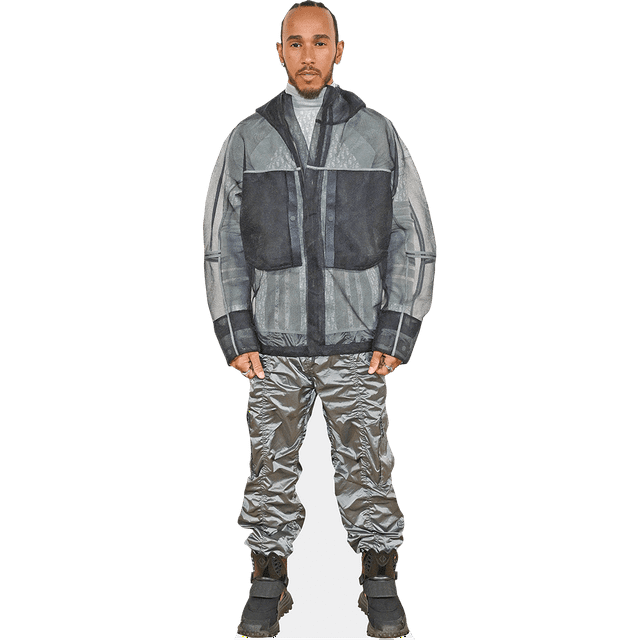 Lewis Hamilton (Coat) Mini Cardboard Cutout Standee - Walmart.com