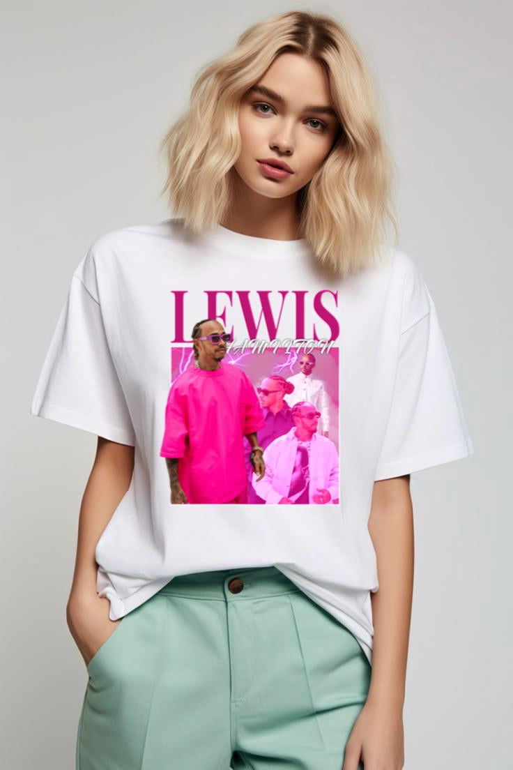 Lewis Hamilton F1 Mercedes Racing T-shirt, for men & women, up to size ...