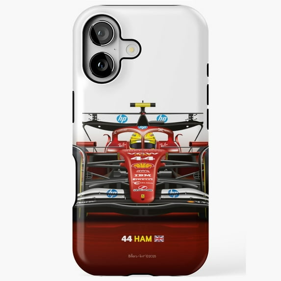 Lewis Hamilton Formula 1 2025 Racing Fan Art Print for iPhone 17 11 12 ...