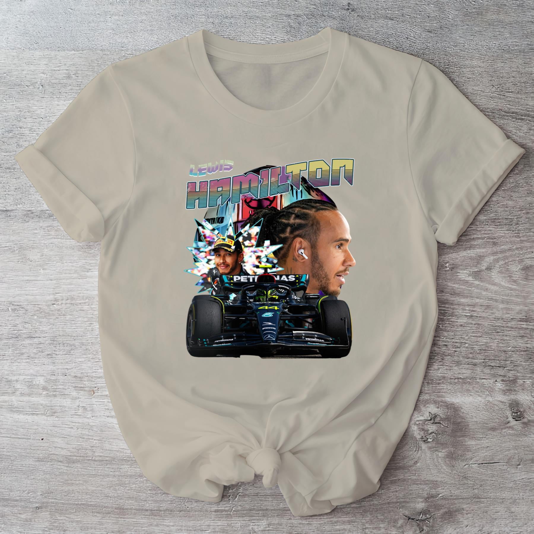 Lewis Hamilton Formula One Race Car GOAT Vintage Retro Style Custom ...