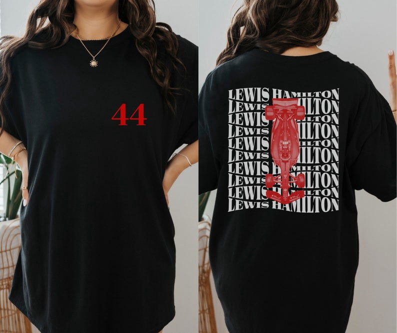 Lewis Hamilton Formula One Unisex T-Shirt F1 Tee Gift of Ferrari ...