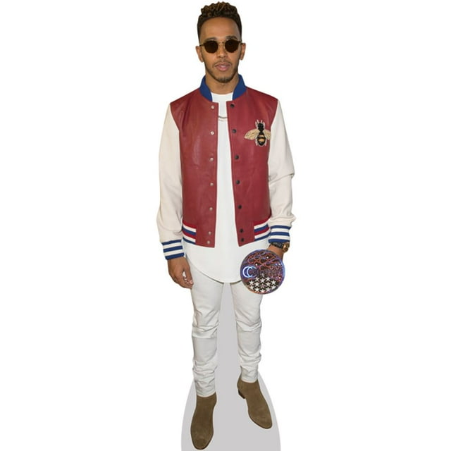 Lewis Hamilton (Jacket) Mini Cardboard Cutout Standee - Walmart.com