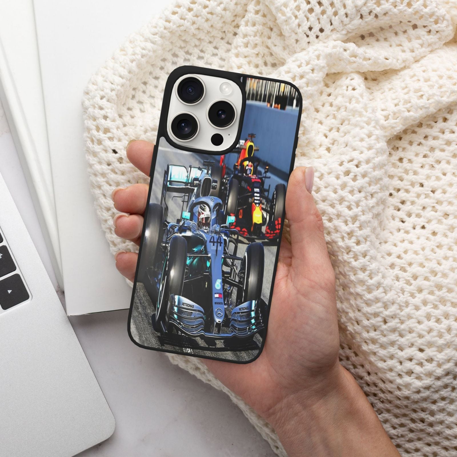 Lewis Hamilton And Max Verstappen Racing During The 2019 F1 Season ...