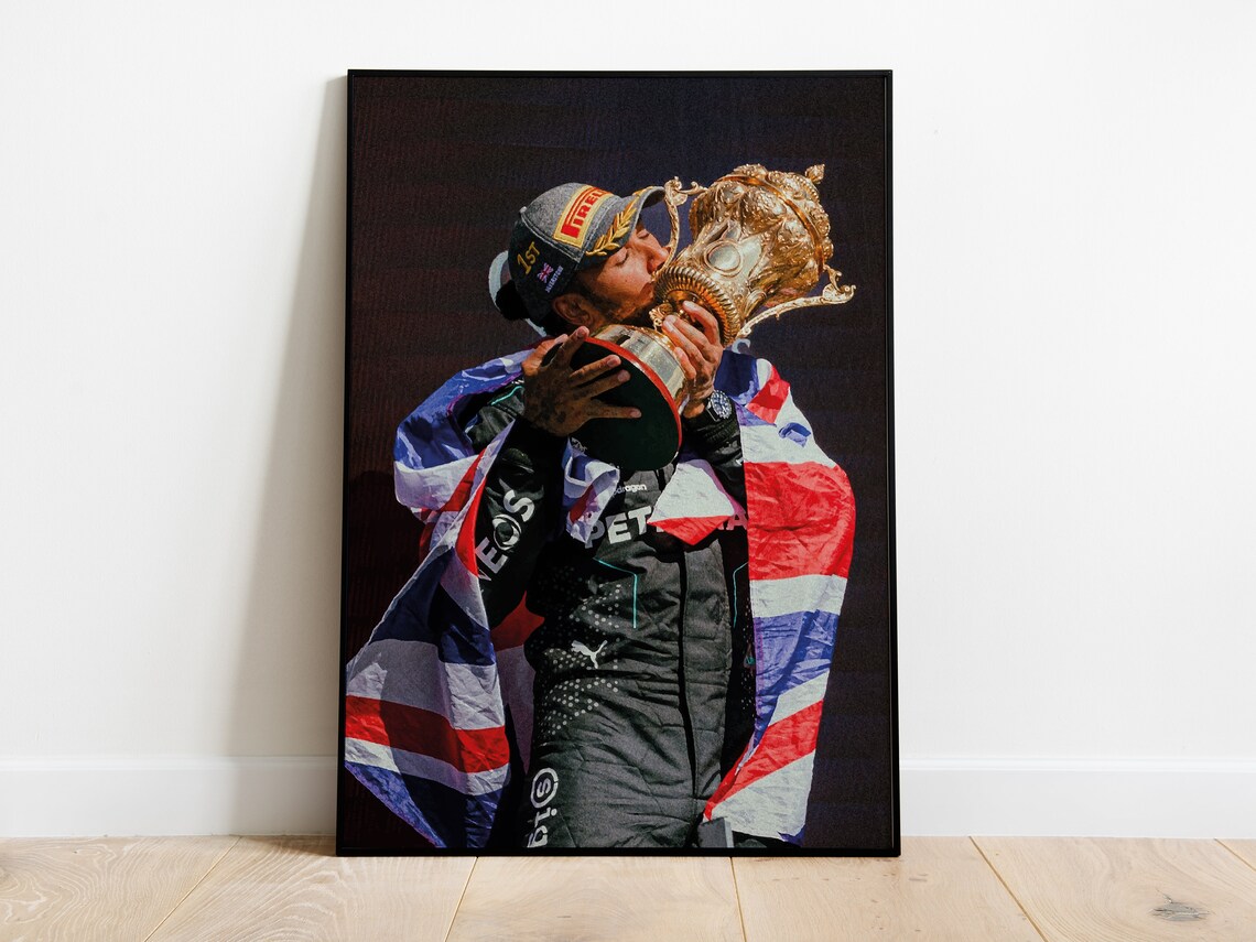 Lewis Hamilton | Mercedes F1 2024 | British Grand Prix | Poster Print ...