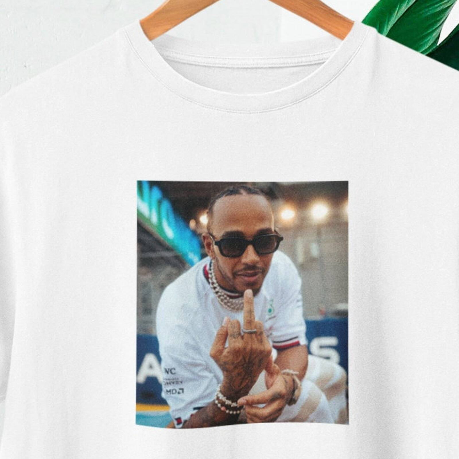 Lewis Hamilton Photo T-shirt Lewis Hamilton Fan Shirt Lewis Hamilton F1 ...