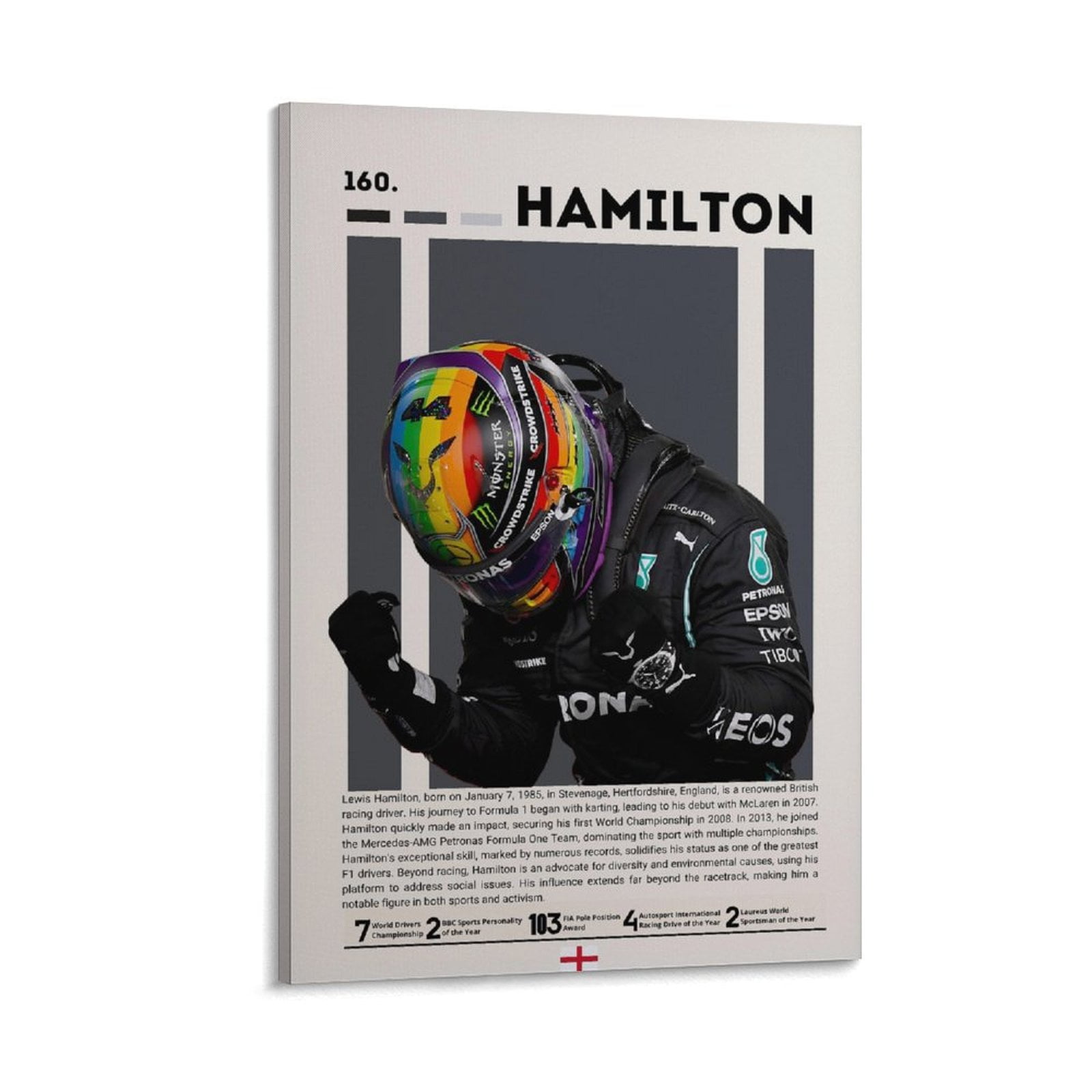 Lewis Hamilton Poster Formula One Poster, F1 Racing Poster, Car Poster ...
