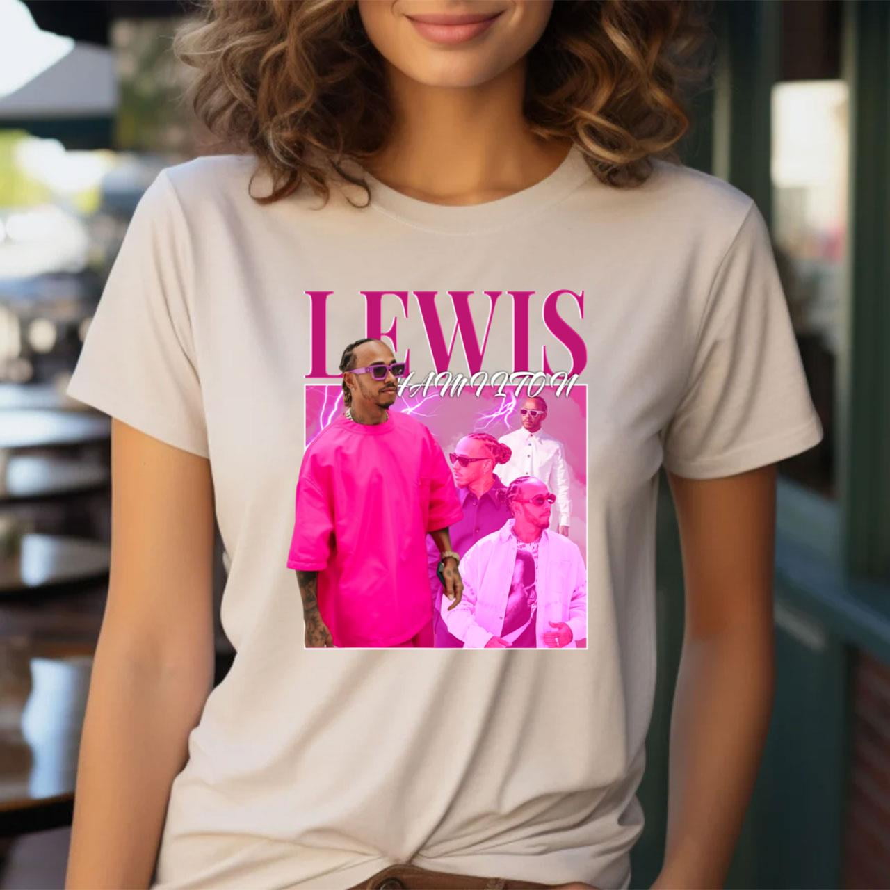 Lewis Hamilton Retro Style Unisex Shirt F1 Tee F1 Fans Shirt Mercedes ...