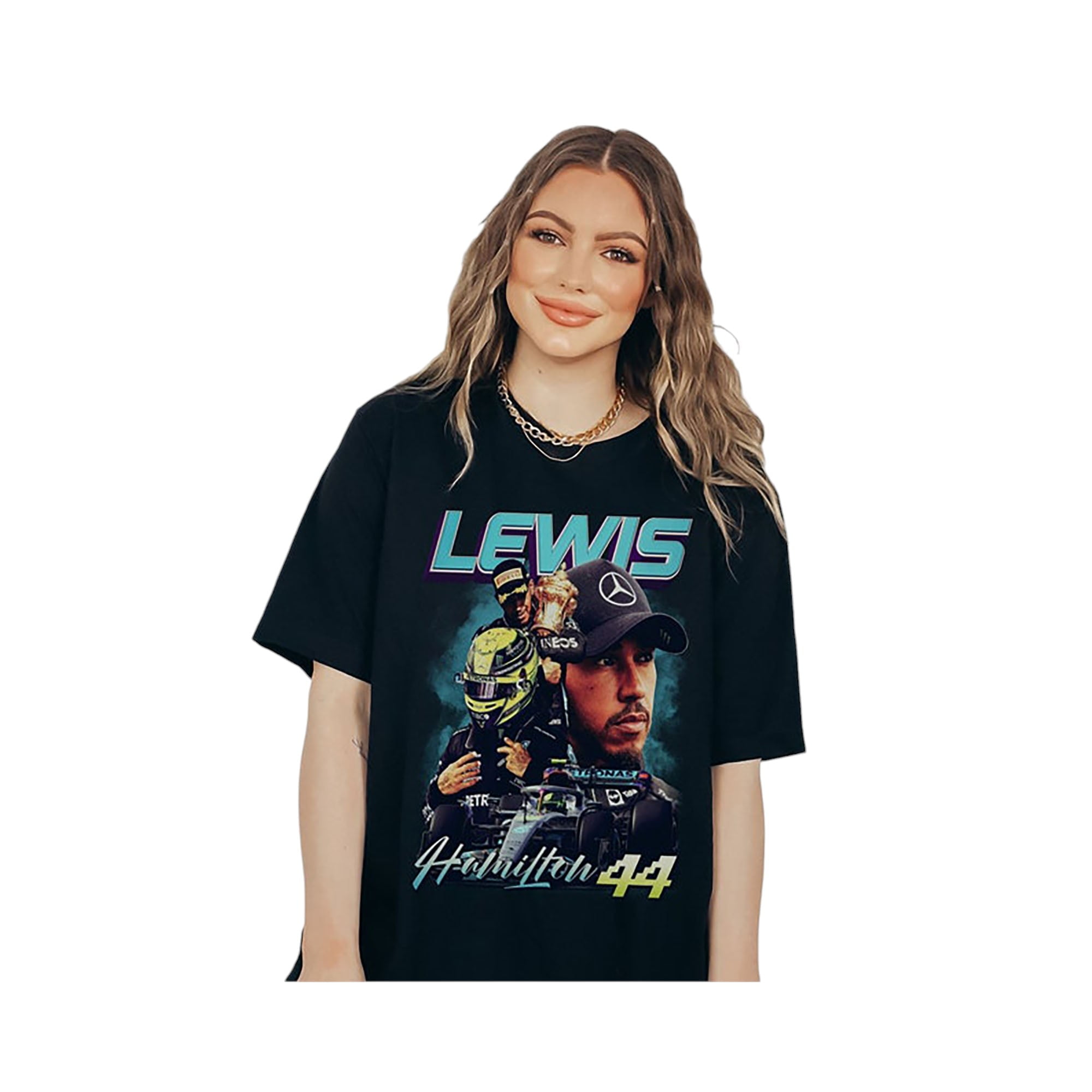 Lewis Hamilton Shirt - Formula 1 Racing Team, Vintage Mercedes F1 T ...
