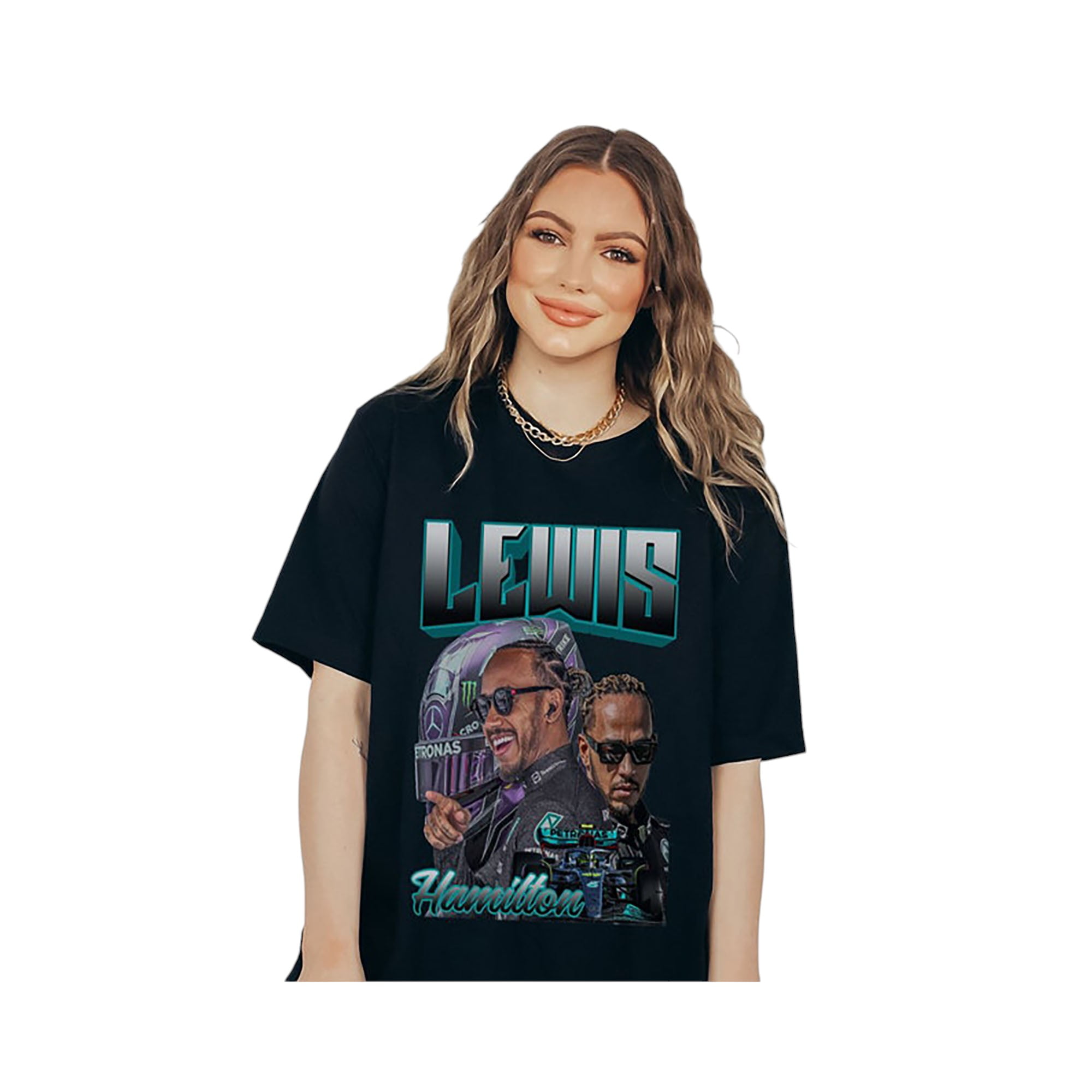 Lewis Hamilton Shirt - Formula 1 Racing Team, Vintage Mercedes F1 T ...