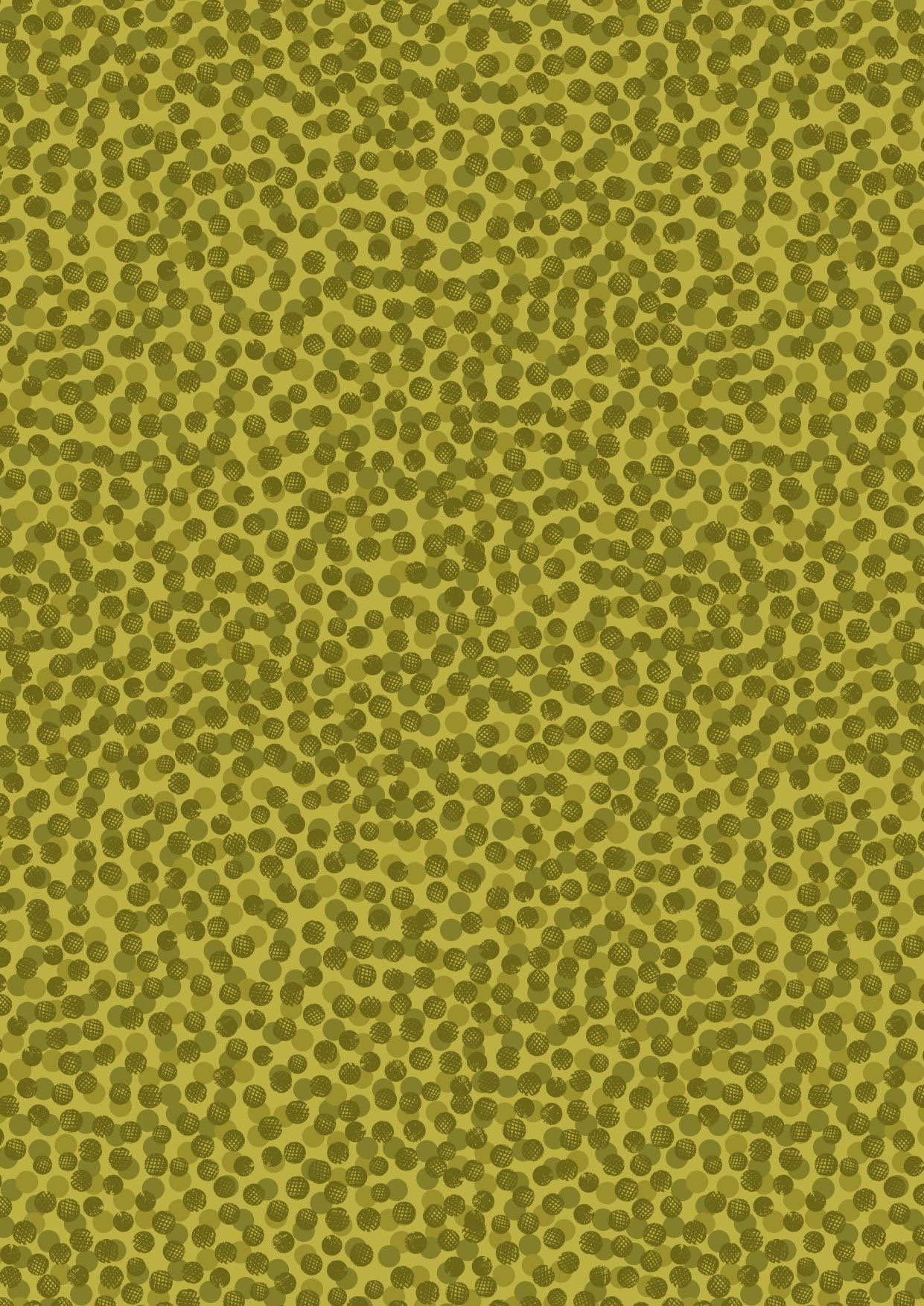 Lewis & Irene The Orchard Fabric Collection Abstract Berries on Green ...