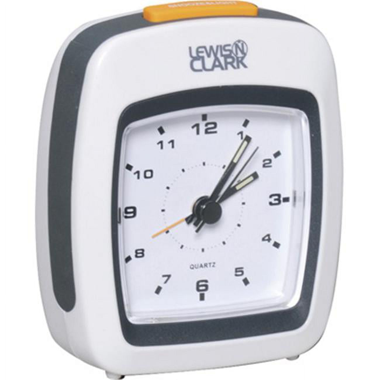 Lewis N. Clark Lite Touch Analog Travel Alarm Clock - Walmart.com