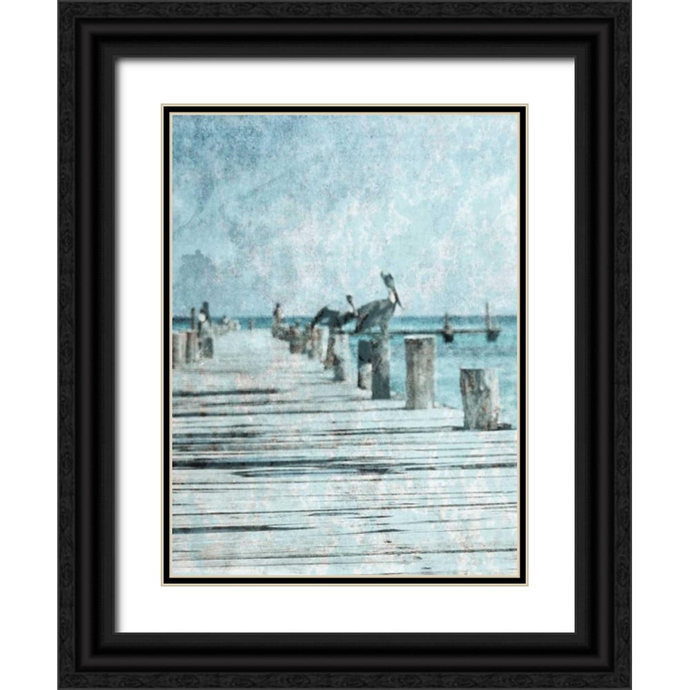 Lewis, Sheldon 12x14 Black Ornate Wood Framed with Double Matting ...