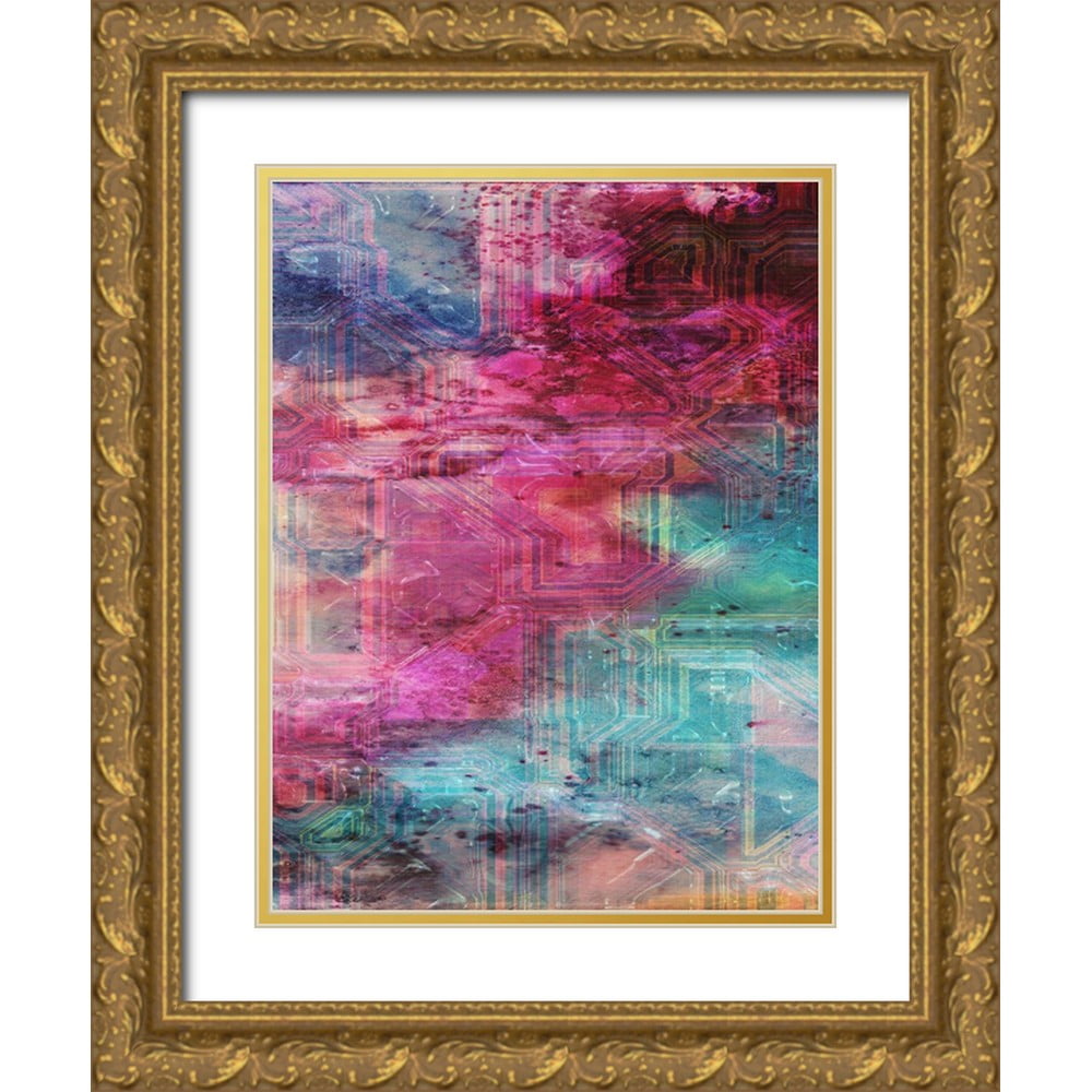 Lewis, Sheldon 12x14 Gold Ornate Wood Framed with Double Matting Museum ...