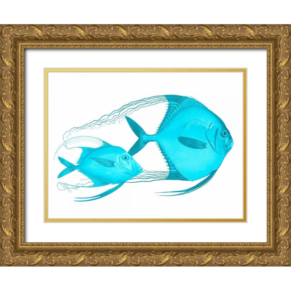 Lewis, Sheldon 14x12 Gold Ornate Wood Framed with Double Matting Museum ...