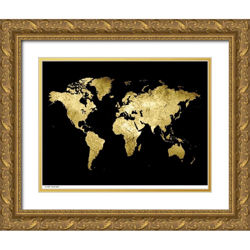Lewis, Sheldon 14x12 Gold Ornate Wood Framed with Double Matting Museum ...