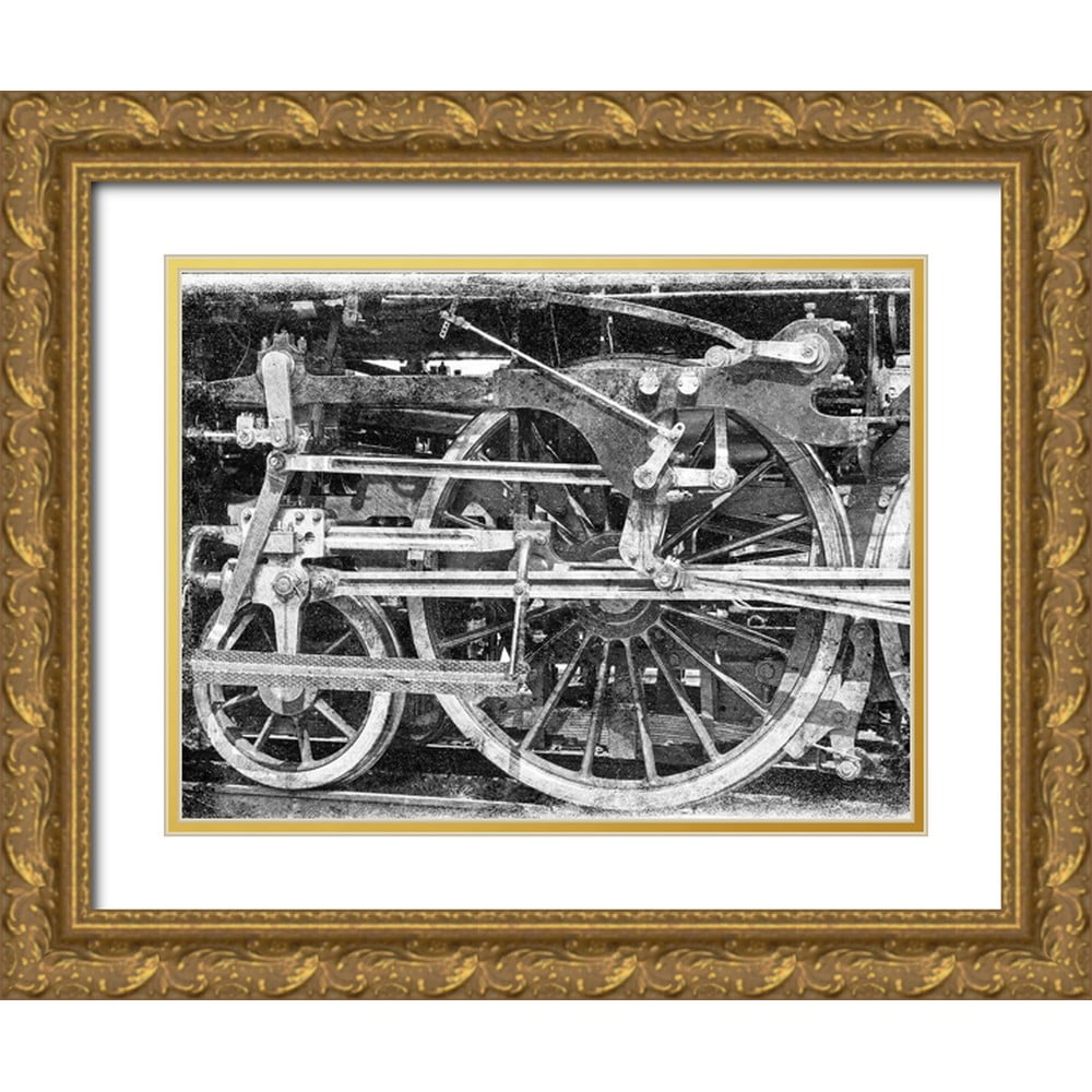 Lewis, Sheldon 14x12 Gold Ornate Wood Framed with Double Matting Museum ...