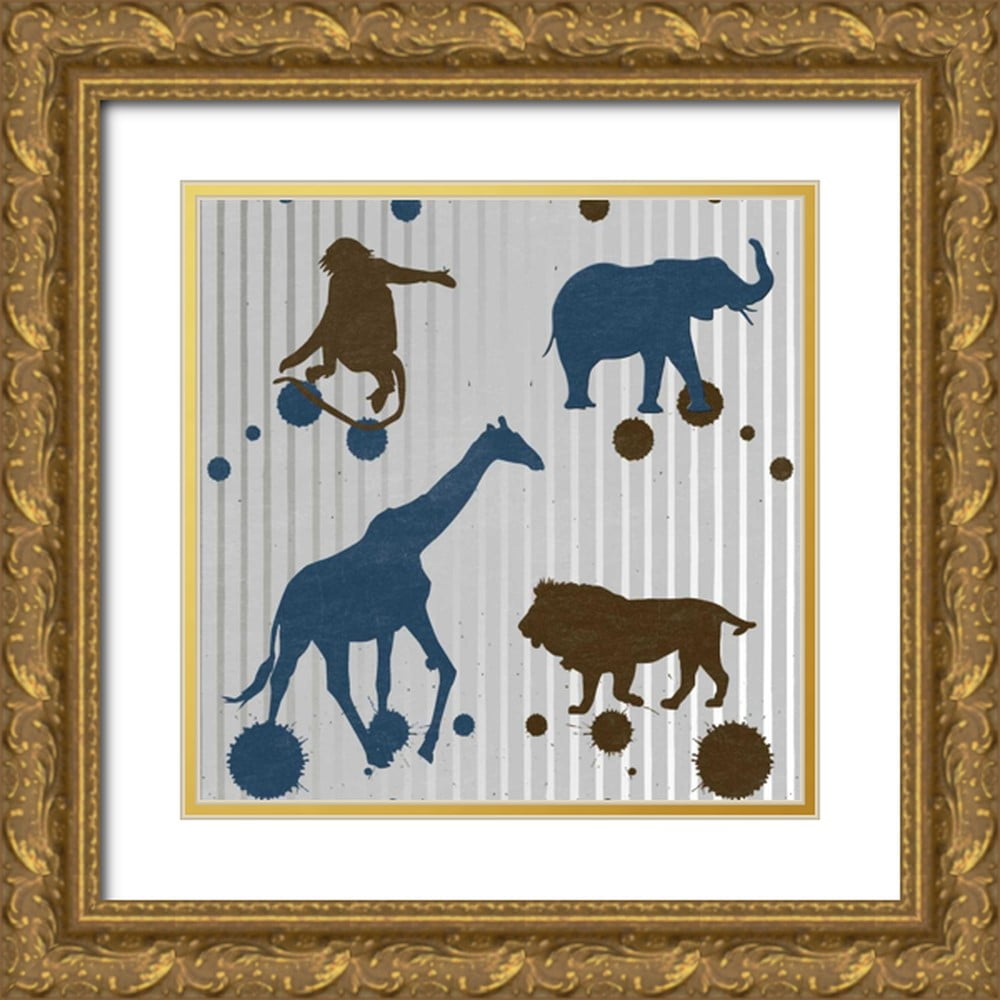 Lewis, Sheldon 15x15 Gold Ornate Wood Framed with Double Matting Museum ...