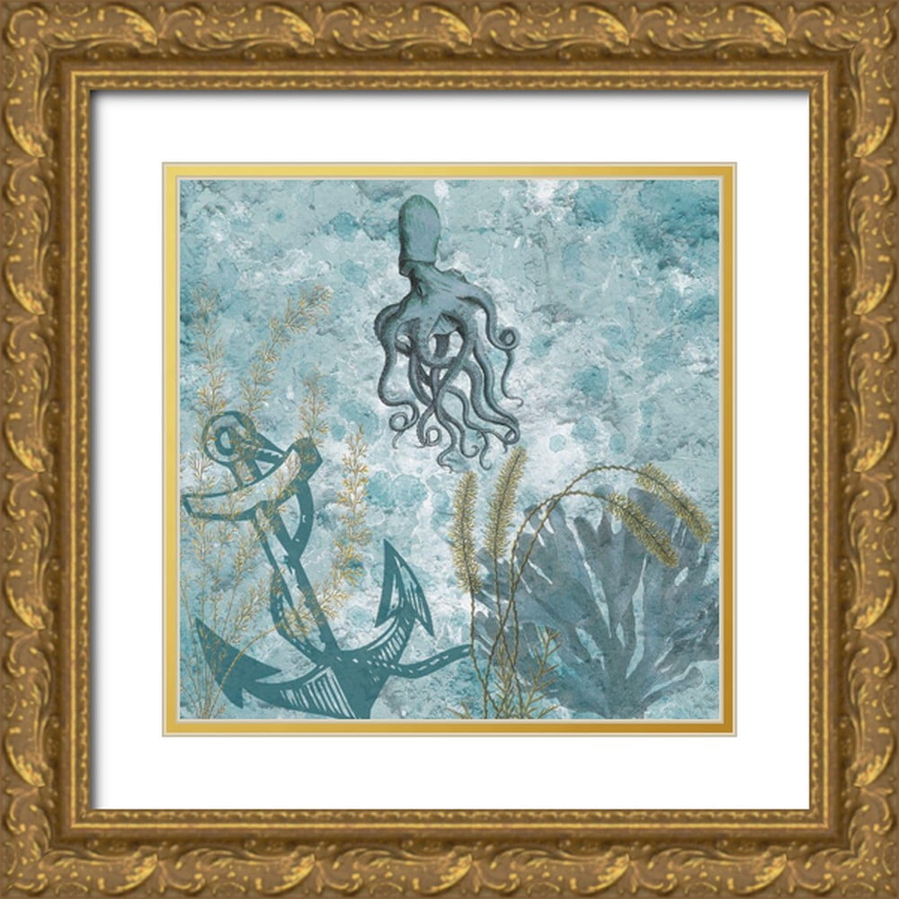 Lewis, Sheldon 15x15 Gold Ornate Wood Framed with Double Matting Museum ...