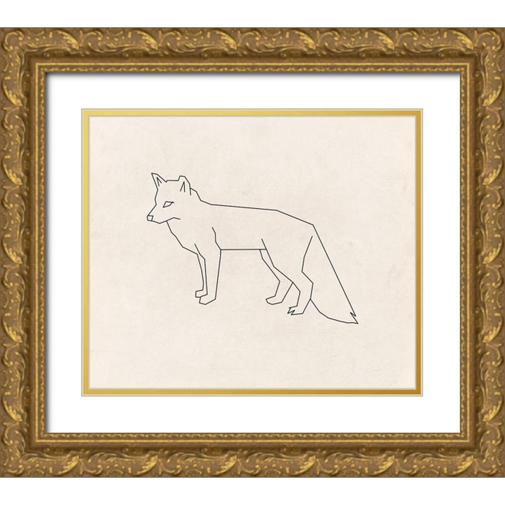 Lewis, Sheldon 17x15 Gold Ornate Wood Framed with Double Matting Museum ...