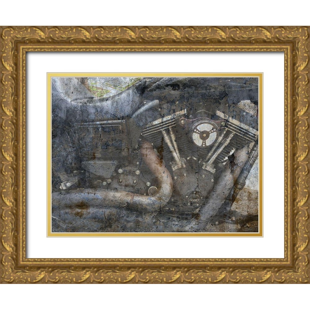 Lewis, Sheldon 18x15 Gold Ornate Wood Framed with Double Matting Museum ...